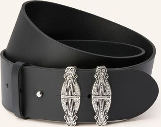 BA&SH Ba&Sh Lederg&uuml;rtel Bryne schwarz