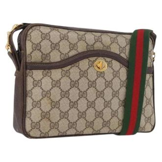 Gucci Sac bandouli&egrave;re vintage Pre-owned - Femme - Pre-owned - Beige - Taille: ONE Size