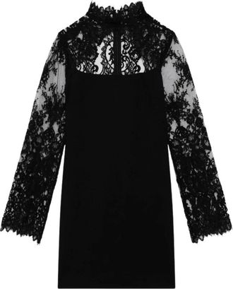 The Kooples Femme, Blouses et Chemises, Noir, Taille: 40 FR Robe - 1 1+ 2 2+ 3 3+ 4 4+: 2,Colors: Noir