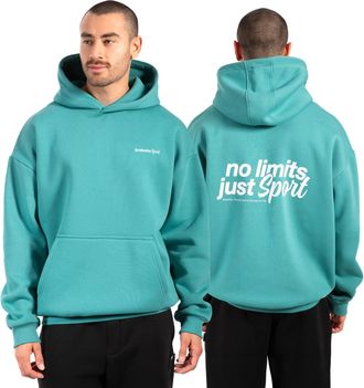 Smilodox Hoodie Herren Fortes, Oversize Kapuzen Pullover, Optimaler Sewater f&uuml;r Sport, Bequemes Sweatshirt, Langarm Hoody, Pulli Bequem und Vielseitig Kombinie