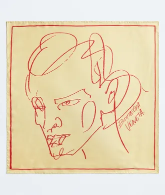 Bottega Veneta Foulard En Serg&eacute; De Soie - Bottega Veneta