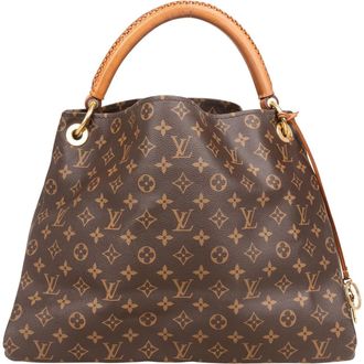 Louis Vuitton Crossbody Bags - Louis Vuitton Canvas Monogram Artsy MM Handbag - Gr. unisize - in Braun - f&uuml;r Damen