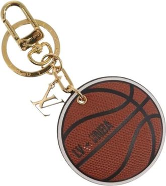 Louis Vuitton unisex, Pre-owned, Brun, Taille: ONE Size Porte-cl&eacute;s en toile Pre-owned