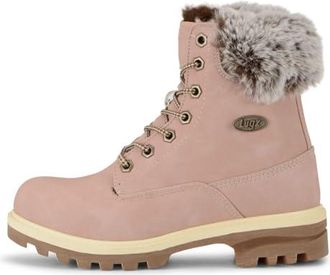 Lugz Bottes mode Empire Hi Fur pour femme, Rose tendre/os/gomme, 8.5