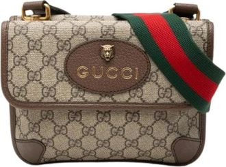 Gucci Sac bandouli&egrave;re Pre-owned Neo Vintage - Femme - Pre-owned - Beige - Taille: ONE Size