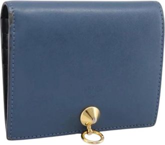 Fendi Portefeuille Bifold Pre-owned - Femme - Pre-owned - Bleu - Taille: ONE Size