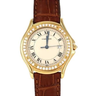 Cartier Pre-owned Panthere Cougar Or Jaune Quartz - Femme - Pre-owned - Jaune - Taille: ONE Size