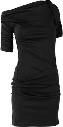 Jacquemus La mini robe Drapeado en coton et soie