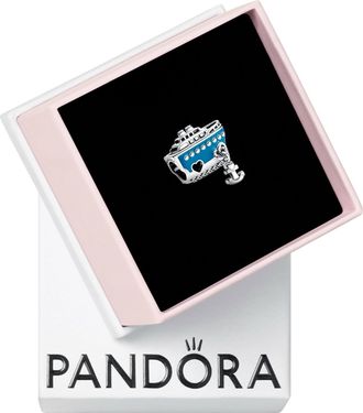 Pandora Moments Ankerndes Kreuzfahrtschiff-Charm-Anh&auml;nger aus Sterling Silber, Kompatibel Moments Armb&auml;ndern, 792198C01
