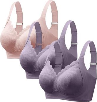 Generic Nouveau soutien-gorge sans armatures grande taille pour femme, fin, respirant, souligne les gros seins et met en valeur de belles courbes parfaites. B