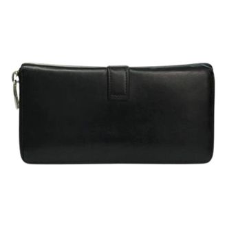Saint Laurent Portefeuille long vintage doccasion (bi-pli) - Femme - Pre-owned - Noir - Taille: ONE Size