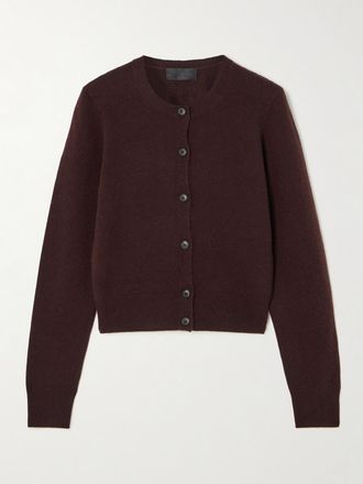 Nili Lotan March Cardigan Aus Kaschmir - Burgunder