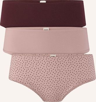 Hessnatur Hessnatur Panty Regular Cut Im 3er Pack rot