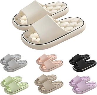 Generic Pantoufles de salle de bain pour homme et femme - Chaussures de douche antid&eacute;rapantes &agrave; s&eacute;chage rapide avec trous de drainage, semelle int&eacute;rieure l&eacute;g&egrave;