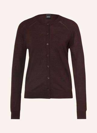 HUGO BOSS Strickjacke Fonami braun