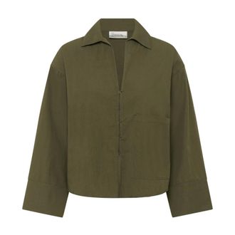 MY ESSENTIAL WARDROBE Femme, Blouses et Chemises, Vert, Taille: 42 FR Hace Top