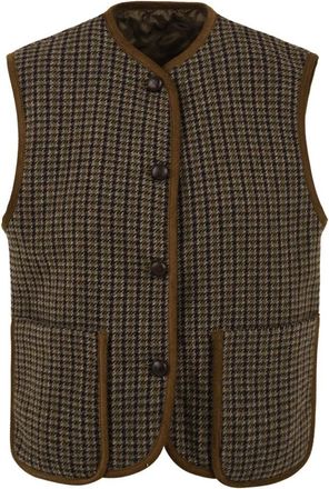SOLOTRE Gilet &agrave; grandes poches - Femme - Vestes - Brun - Taille: 40 FR