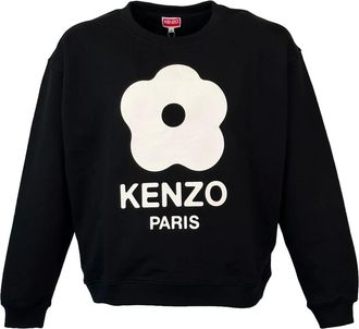 Kenzo Femme, Sweatshirts et sweats &agrave; capuche, Noir, Taille: 46 FR Crewneck SweaT-shirt