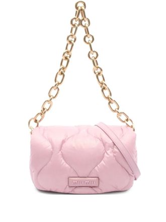 Miu Miu 2010 gepolsterte Schultertasche - Rosa