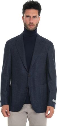 Canali Sakko mit 2 Kn&ouml;pfen - - Suits - Herren - Blau - L