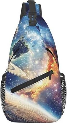 Generic Sac &agrave; bandouli&egrave;re Plan&egrave;tes et &eacute;toiles dans lunivers Sac &agrave; bandouli&egrave;re de voyage Sac &agrave; dos &agrave; bandouli&egrave;re pour homme Sac &agrave; dos de randonn&eacute;e