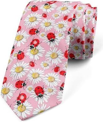Generic Cravate Rouge Noir Roses Blanc &Eacute;troit Tie Formelle Cravates Homme Pour Accessoires Affaires &Eacute;v&eacute;nements