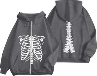 Generic Vestes &agrave; capuche surdimensionn&eacute;es &agrave; fermeture &eacute;clair pour femme - Style d&eacute;contract&eacute; - En polaire douce - Coupe confortable - Style athl&eacute;tique - 2026, 