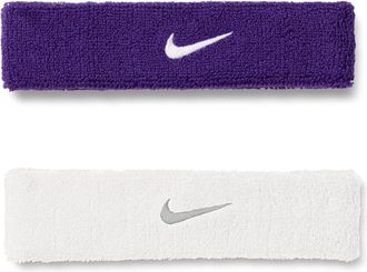 Nike Nike Dri-Fit Swoosh Headband N1003447-197, Unisex Headbands, White, One Size EU
