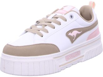 Kangaroos Damen KangaLift Apex Sneaker, White/beige, 41 EU