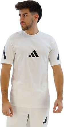 adidas Mens T-Shirt Z.N.E., White, 2XL