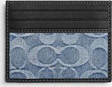 Coach Schmales Kartenetui Mit Ausweisfach Aus Loved-Signature-Denim