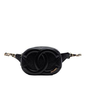 Chanel Pre-owned Vintage Quilted Lambskin Belt Bag - - Pre-owned - Damen - Schwarzk - ONE SIZE