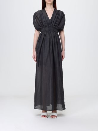 120% Lino Robe Femme couleur Anthracite