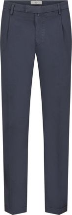 BRIGLIA 1949 Leichte Chino mit Stretchanteil und Bundfalte, Easy Fit in