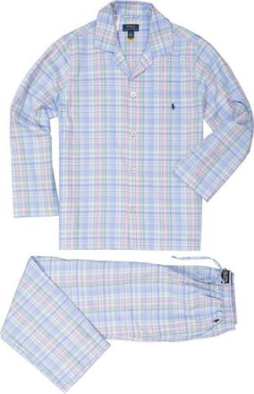 Polo Ralph Lauren Herren Pyjama blau Twill Kariert