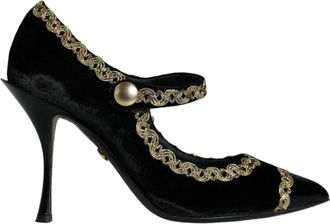 Dolce & Gabbana Femme, Chaussures, Noir, Taille: 38 1/2 EU Escarpins Mary Jane