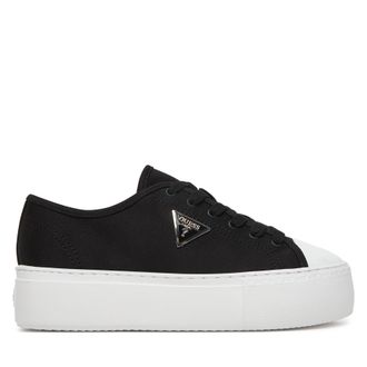 Guess Sneakers aus Stoff Guess FLJJZ3 FAB12 Schwarz