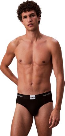 Calvin Klein Herren HIP Slip 3PK LV00NB4475 Slip, Schwarz (Schwarz), XL, Schwarz (Schwarz), XL