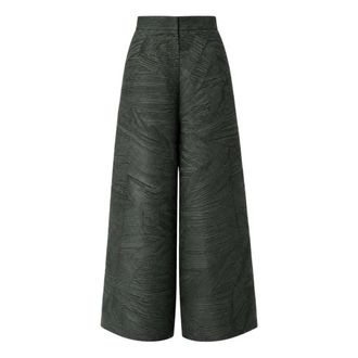 Meimeij Plissierte Hose - - Trousers - Damen - Gr&uuml;n - 2XS