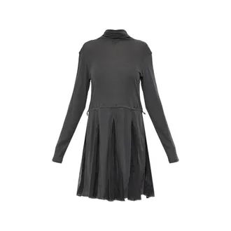 Diesel Lyocell-Cotton Blend Dress - Gray