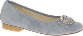Hirschkogel Damen Ballerina Ballerinas, h.blau, 39 EU
