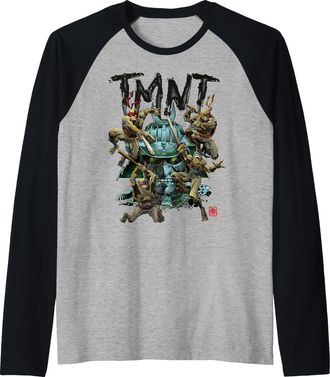 Teenage Mutant Ninja Turtles TMNT Teenage Mutant Ninja Turtles, komischer Actionpose-Klassiker Raglan