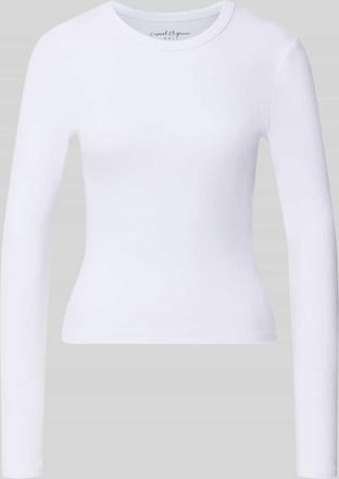 Only Slim Fit Langarmshirt aus Baumwoll-Mix Modell VAL
