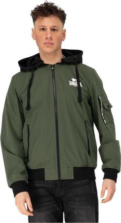 Lonsdale London SHALFORD Männer Kapuzenjacke oliv XXL 100% Polyester Basics, Casual Wear, Streetwear