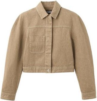 Jacquemus La Veste Ovalo cargo courte en coton