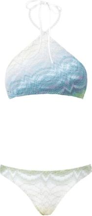 Missoni Femme, Maillots de bain, Multicolore, Taille: 42 FR Bikini en viscose lam&eacute;e ombr&eacute;e avec haut dos nu