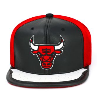 Mitchell & Ness Chicago Bulls NBA Day One Snapback M&uuml;tze f&uuml;r Herren, Schwarz/Wei&szlig;/Rot