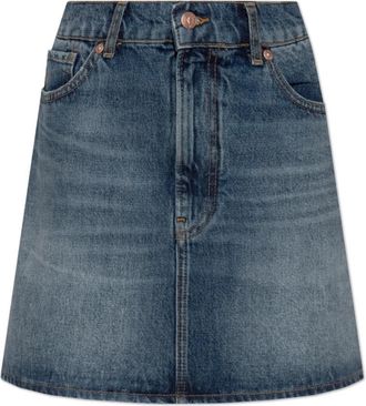 Emporio Armani Femme, Jupes, Bleu, Taille: 34 FR Jupe en jean