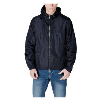 A|X Armani Exchange Box Logo Jacke - - Jackets - Herren - Blau - 2XL