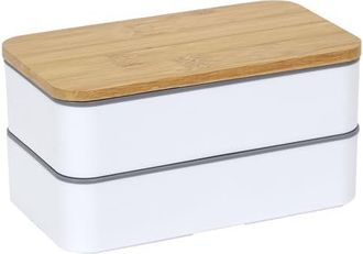 COOK CONCEPT KA4820 - Lunchbox mit 2 Etagen, mit Gummiband, Küche zum Transportieren von Lunchbox und Zubehör
